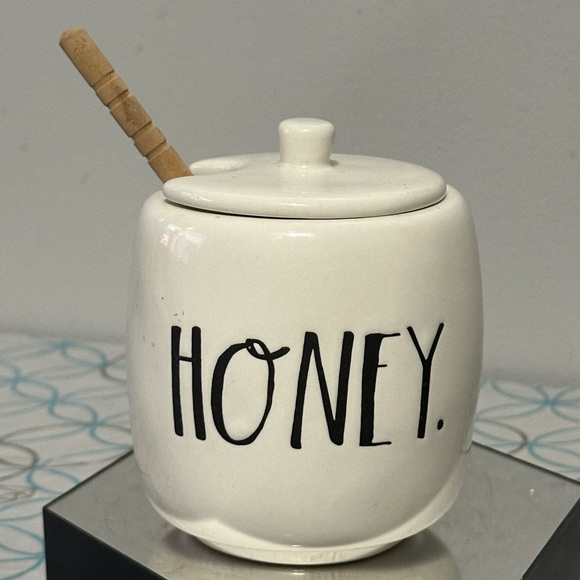 Rae Dunn | Kitchen | Rae Dunn Ceramic Honey Pot With Wood Stick | Poshmark